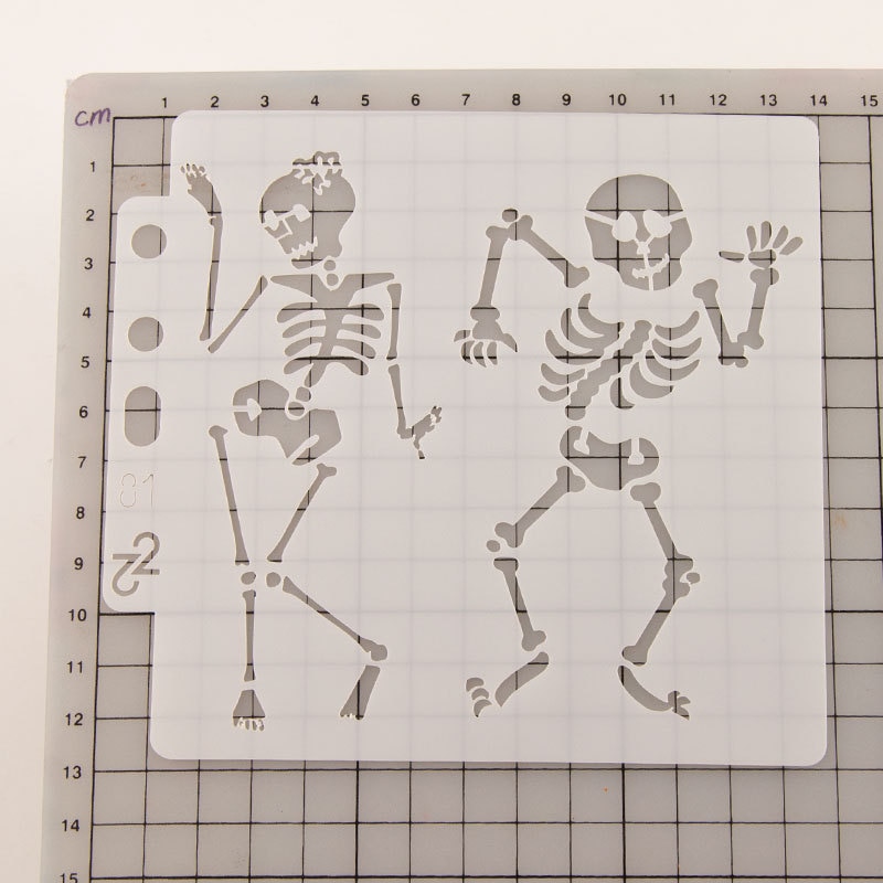 13 cm 5.1 inch dancing skeleton DIY layer scrapboo... – Vicedeal