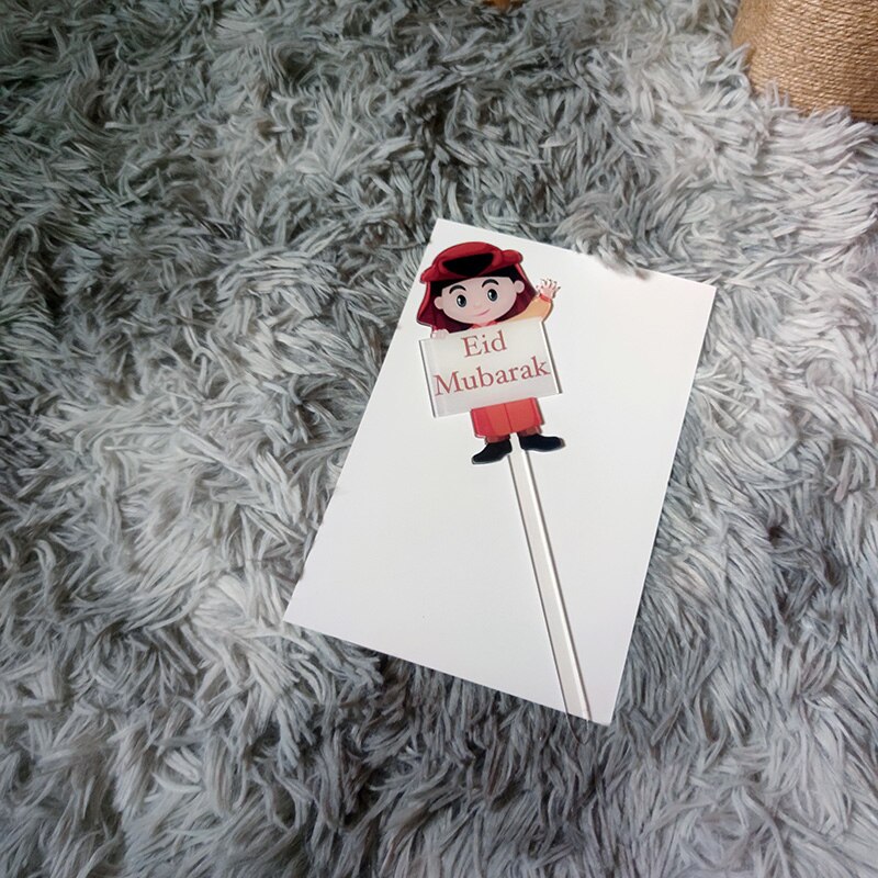 Acrylic Muslim Color Printing Cake Toppers Eid Mub... – Grandado