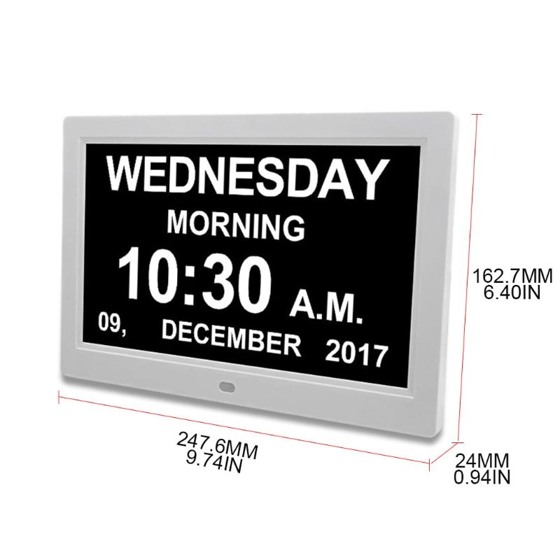 10.1 Inch 1024x600 RGB Digital Clock Calendar with... – Grandado