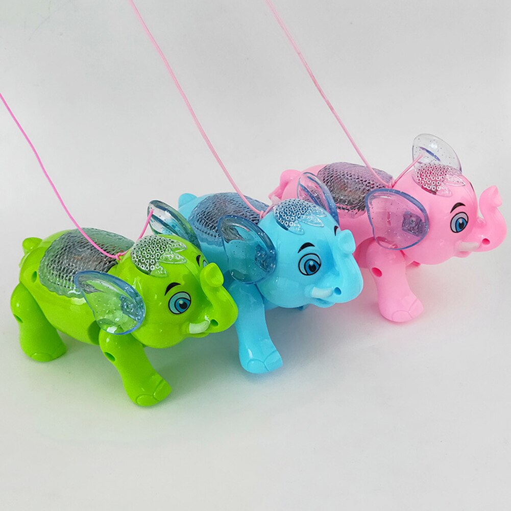 Funny Electric Walking Flashing LED Elephant Anima... – Grandado