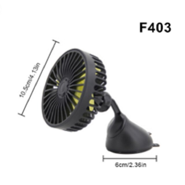Adjustable Car Auto Air Cooling Fan Low Noise Auto... – Vicedeal