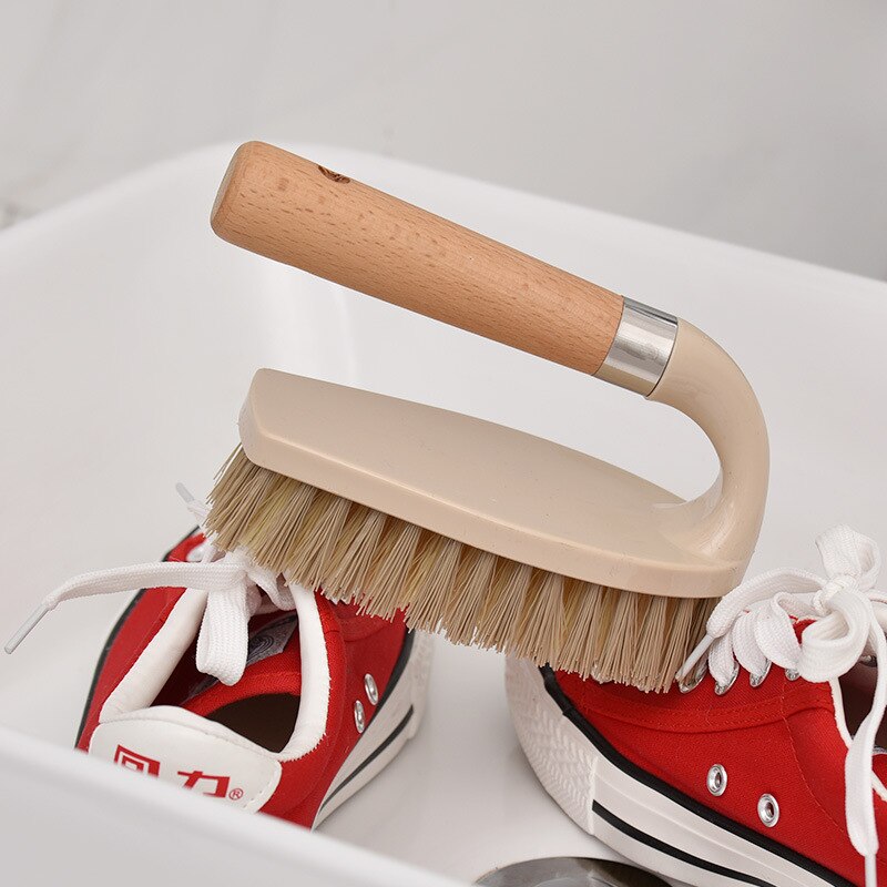 Wooden Cleaning Brush Multifunctional Log Color Sh... – Grandado