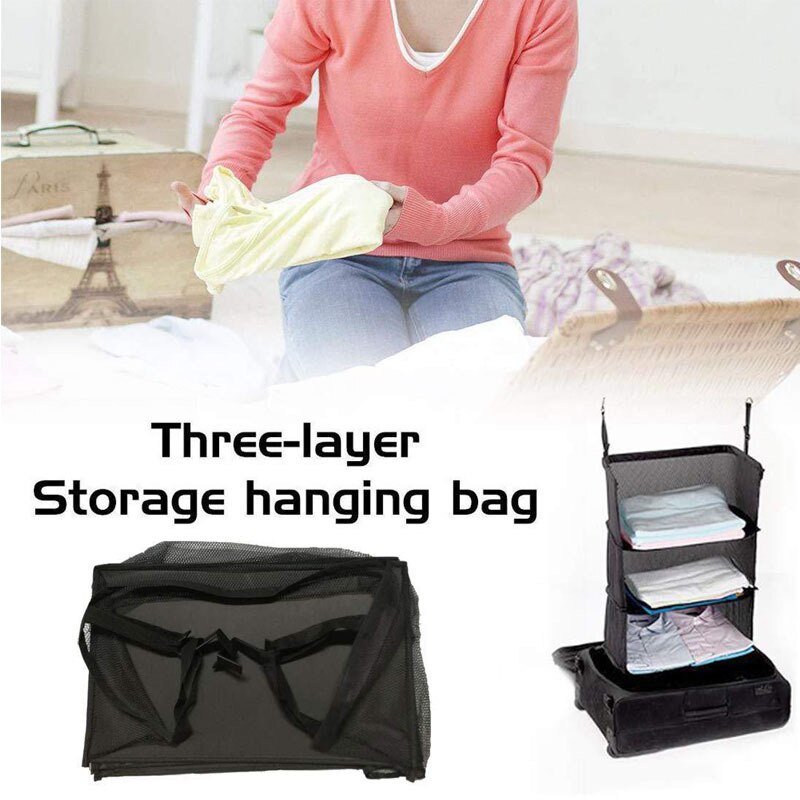 3 layers Portable Travel Storage Bag – Grandado