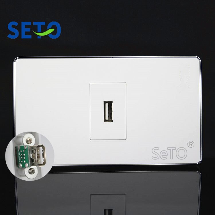 SeTo 120 Type One Port USB Date Connector Panel Wa... – Grandado