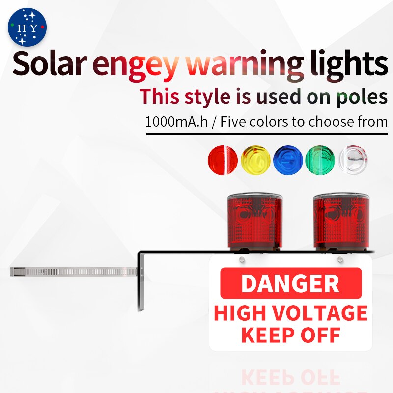 Solar warning light pole support obstruction light... – Vicedeal