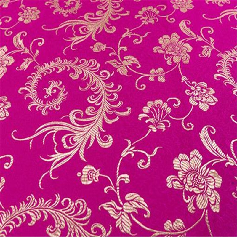 Jacquard Polyester Fabric Traditional Gorgeous Pat... – Grandado