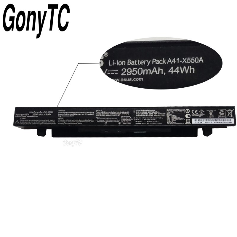 GONYTC 15V 44Wh 2950mAh Original A41-X550a Battery... – Vicedeal