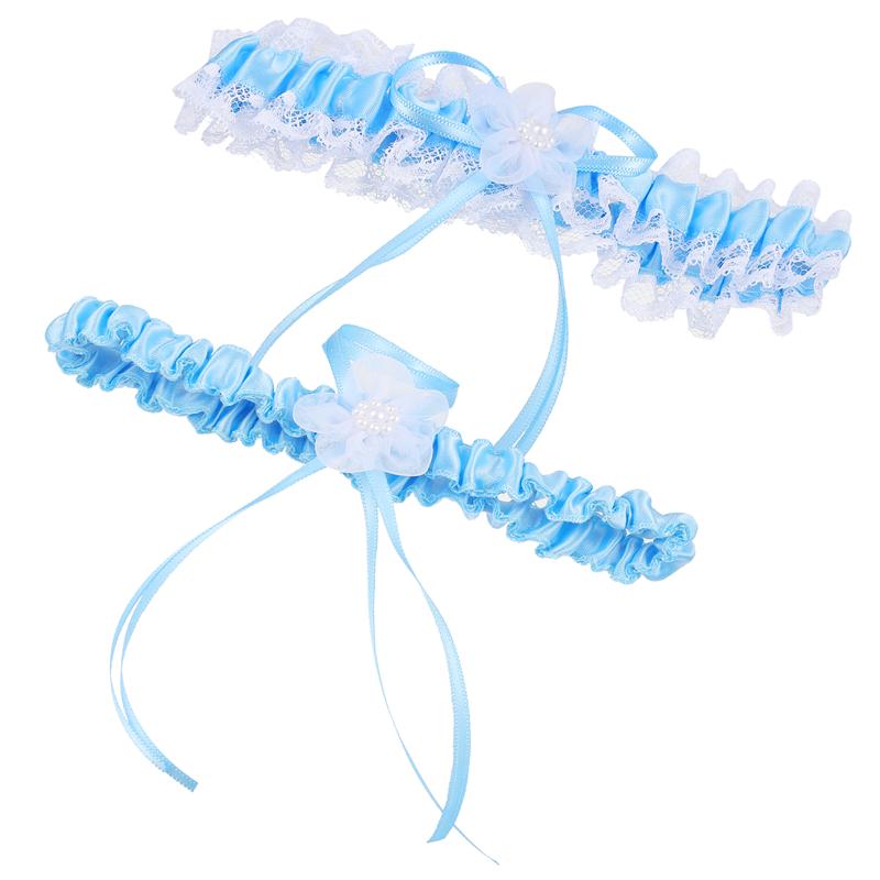 1 Set Lace Bowknot Garters Bride Accessories Lace ... – Grandado