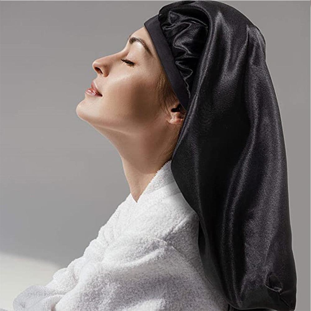 Elastische Zijdeachtig Satijn Haar Motorkap Lange ... – Grandado