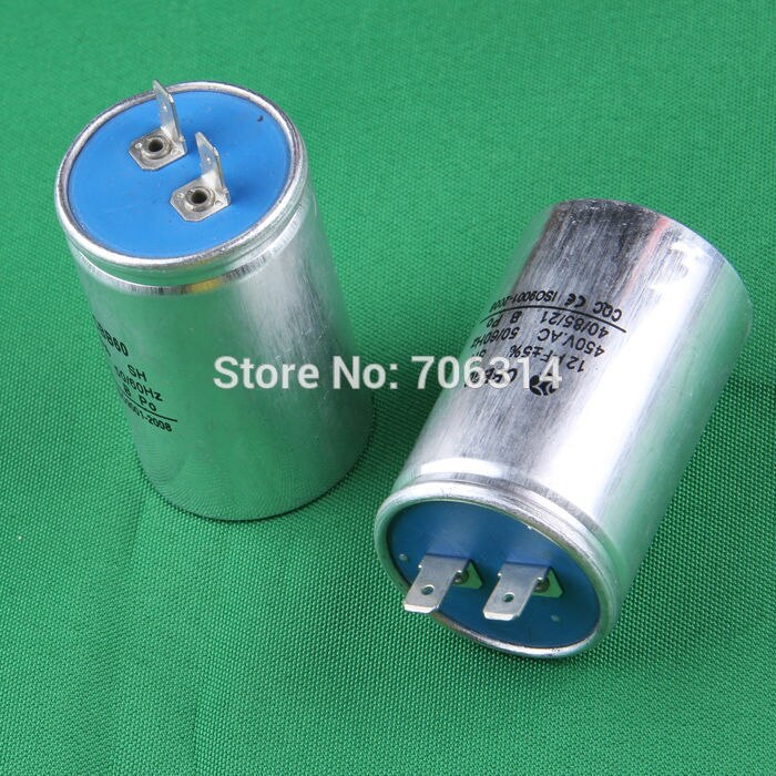 CBB60 450V 12uF running start capacitor 2 pins gas... – Grandado