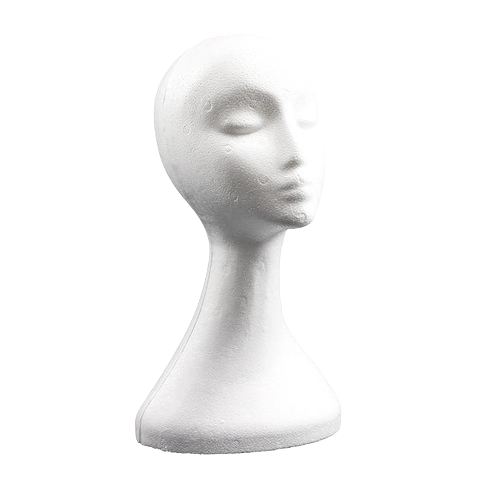Mannequin Head Polystyrene Head Female Foam Maniki... – Vicedeal