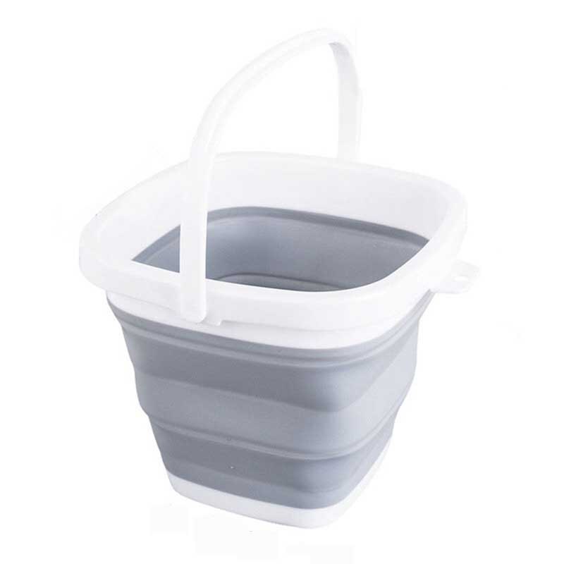 Silicone Bucket for Fishing Hiking Folding Bucket ... – Grandado