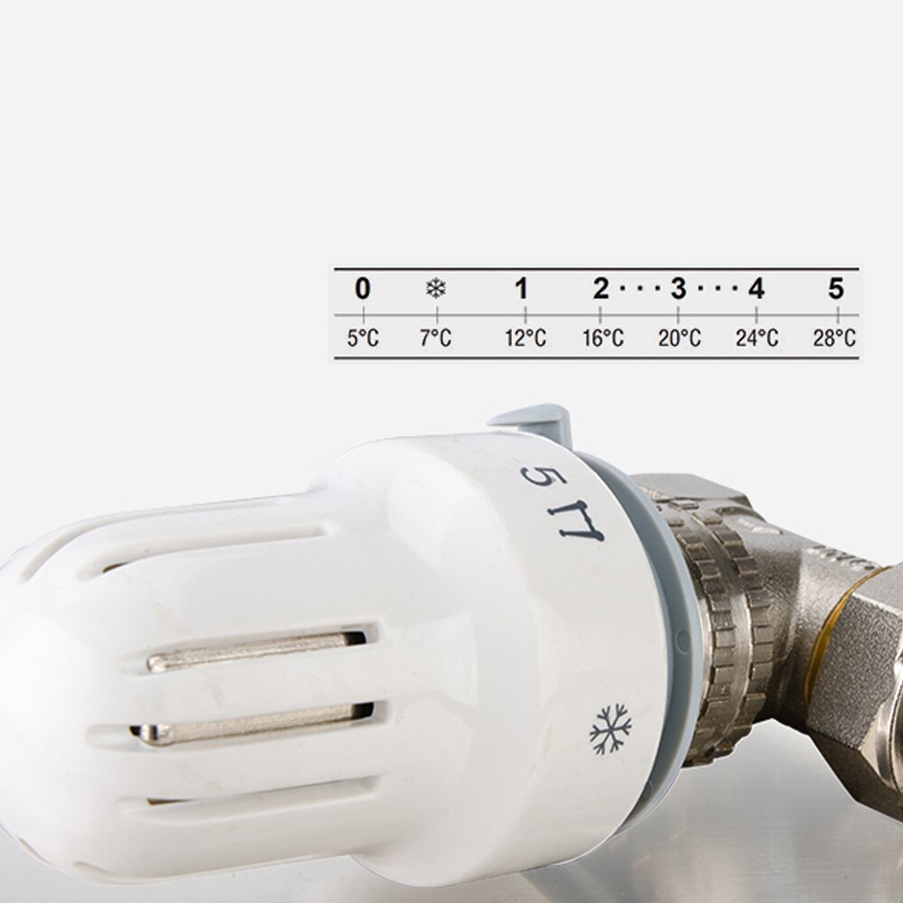 1/2" 3/4" 1" Brass Thermostatic Radiator Valve Str... – Grandado