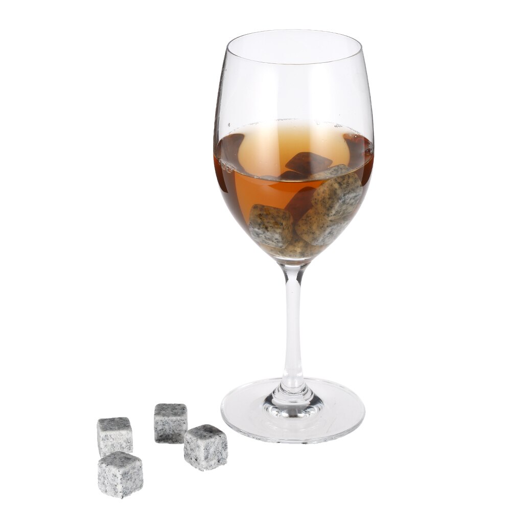 Natural Granite Whiskey Stones Sipping Ice Cube Wh... – Grandado