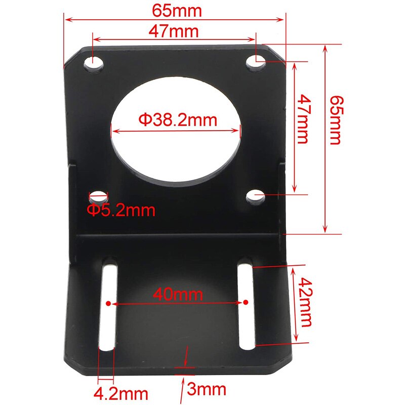 4Pcs 57 Stepper Motor Nema 23 Fixed Seat, Nema 23 ... – Grandado