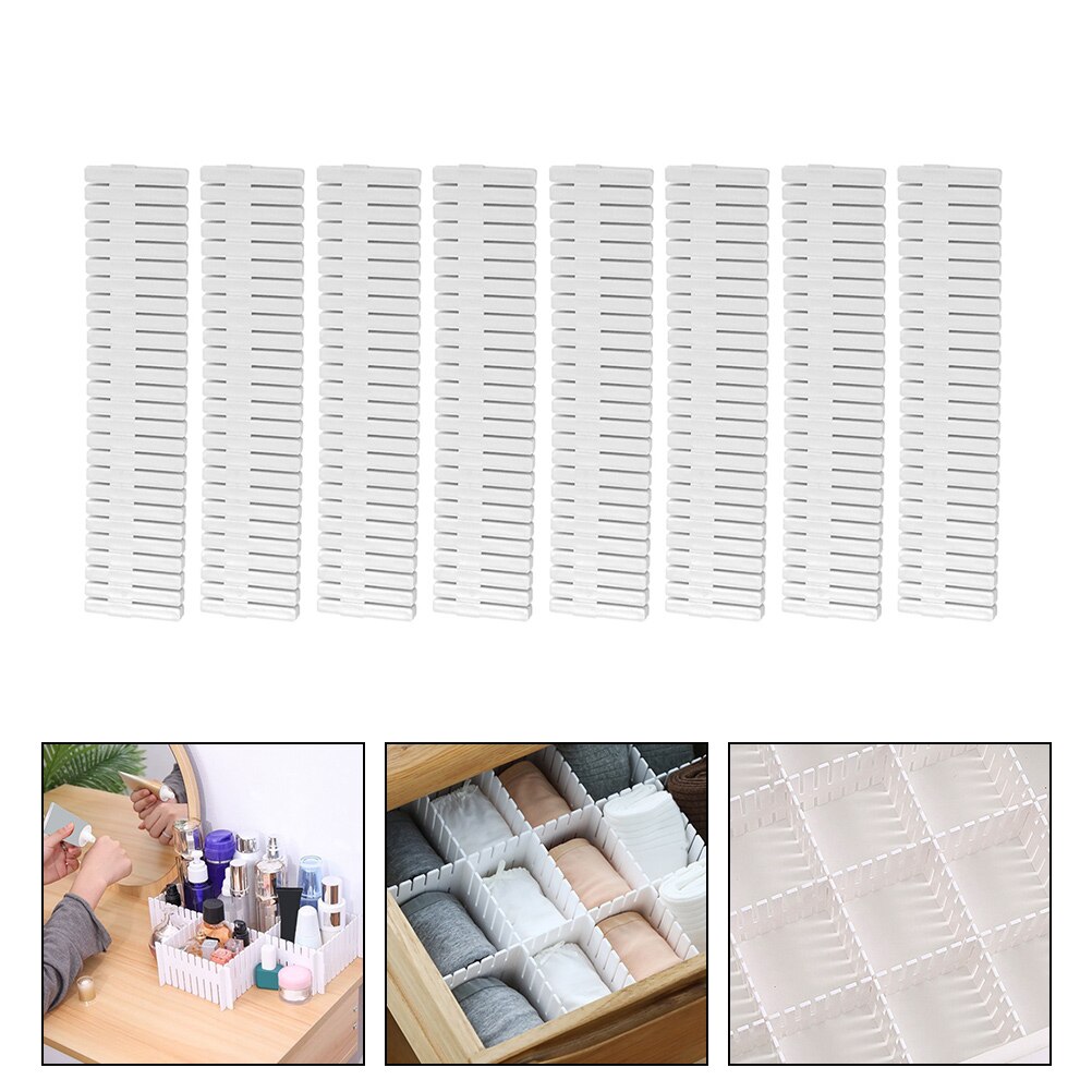 8pcs Useful Plastic Sub-grid Drawer Dividers Home ... – Grandado