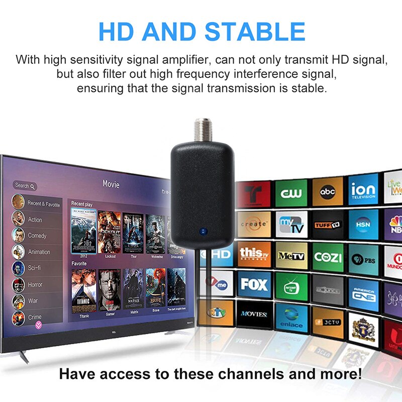 Digital TV Antenna Indoor HD Stable Signal Amplifi... – Grandado