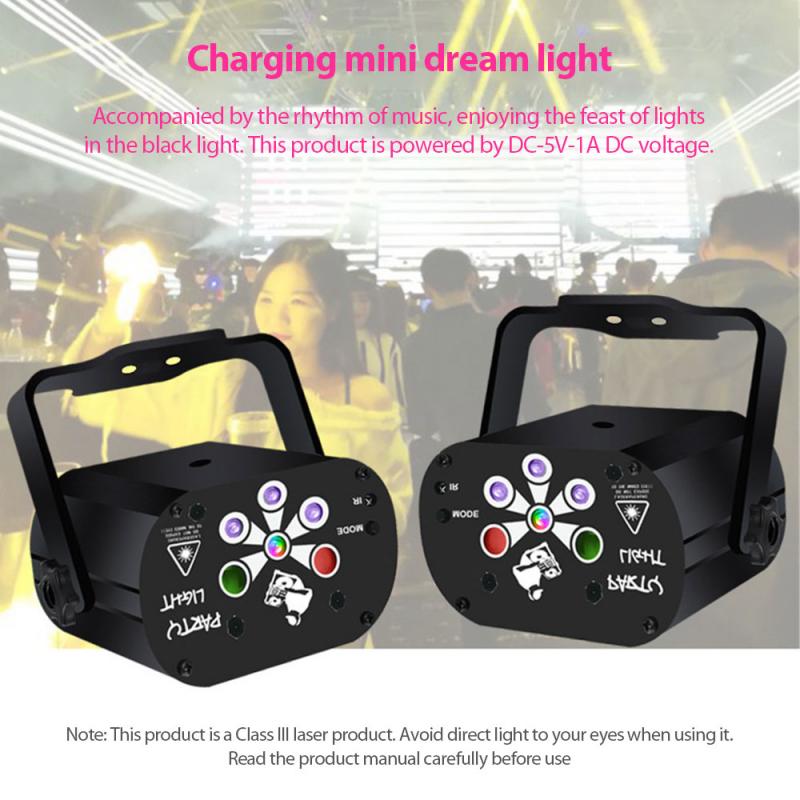 UV Mini Stage Light Strange Projection Light 120 P... – Vicedeal