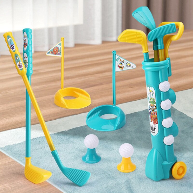 1 Set Mini Plastic Golf Toy Child Golf Sports Game... – Grandado