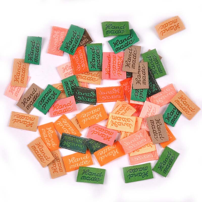 Multicolor Embossed Tags Labels For Clothes Care B... – Grandado