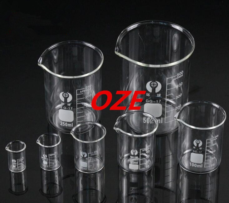 1PCS 5ML-5000ML Low Form Beaker Chemistry Laborato... – Vicedeal