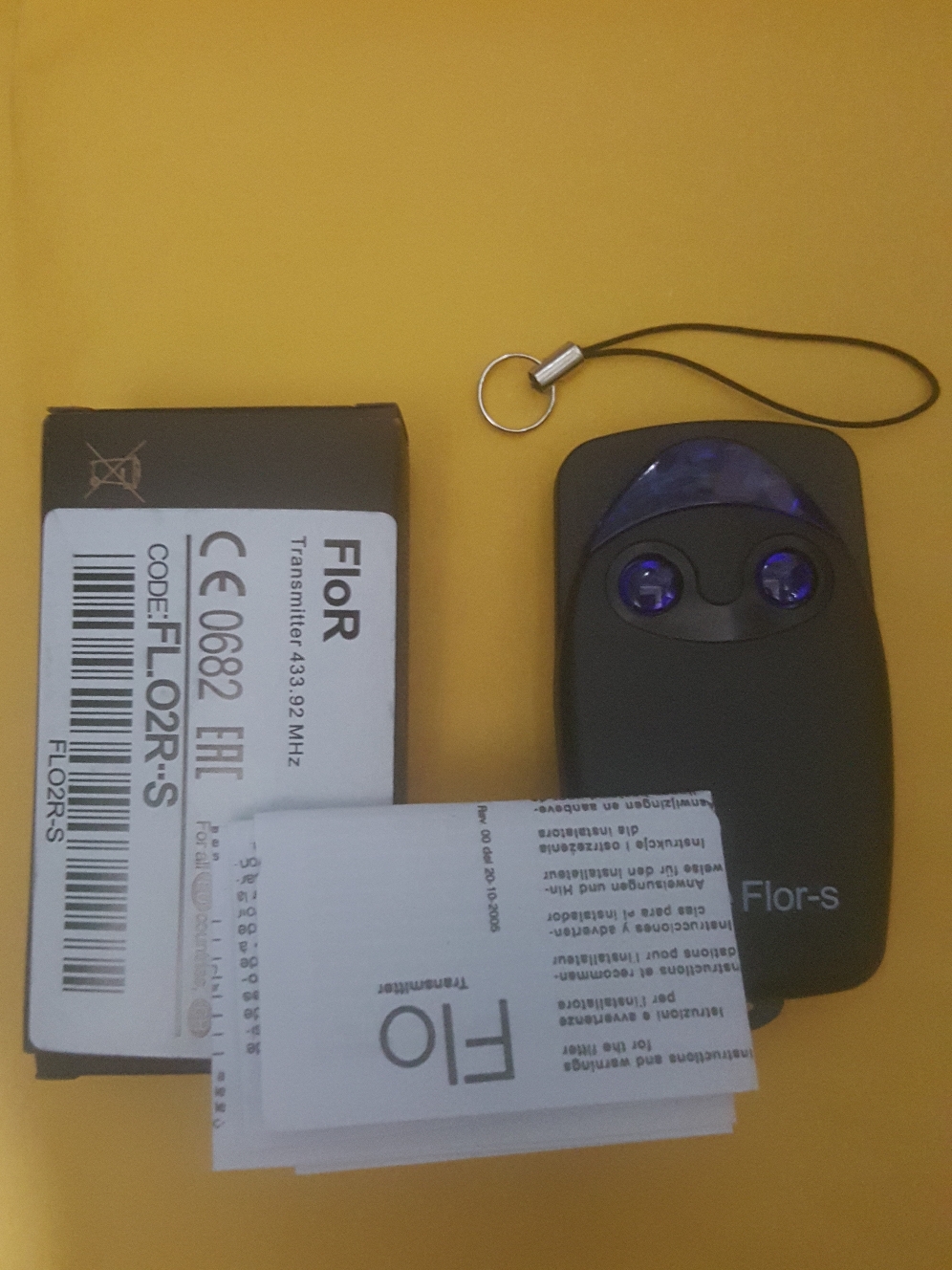 Control remoto Nice Flor-s Compatible con mando a ... – Grandado