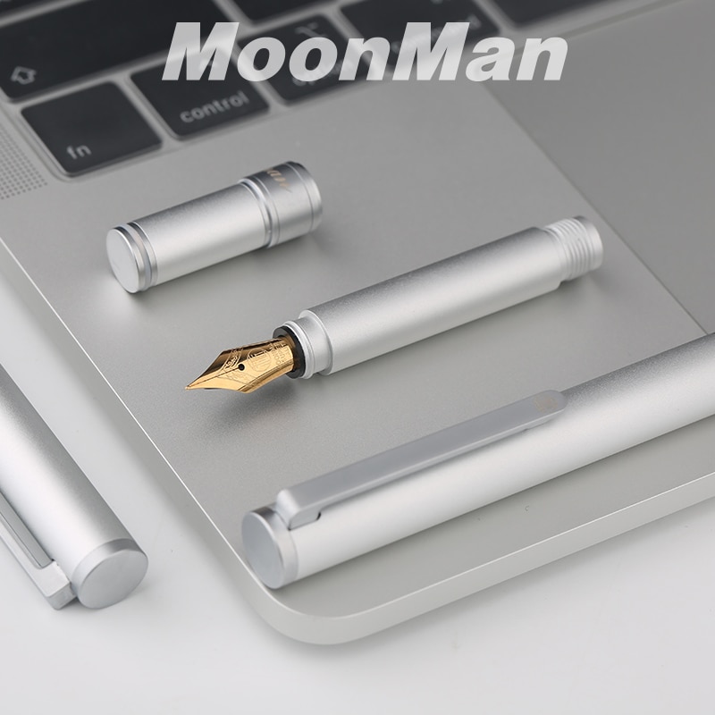 Moonman N1 Mini Aluminum Alloy Steel Silver Founta... – Vicedeal