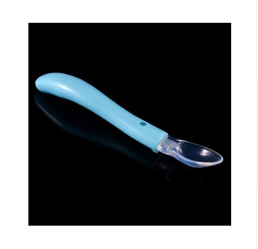 Baby Silicon Spoon Baby Safety Temperature Sensing... – Vicedeal