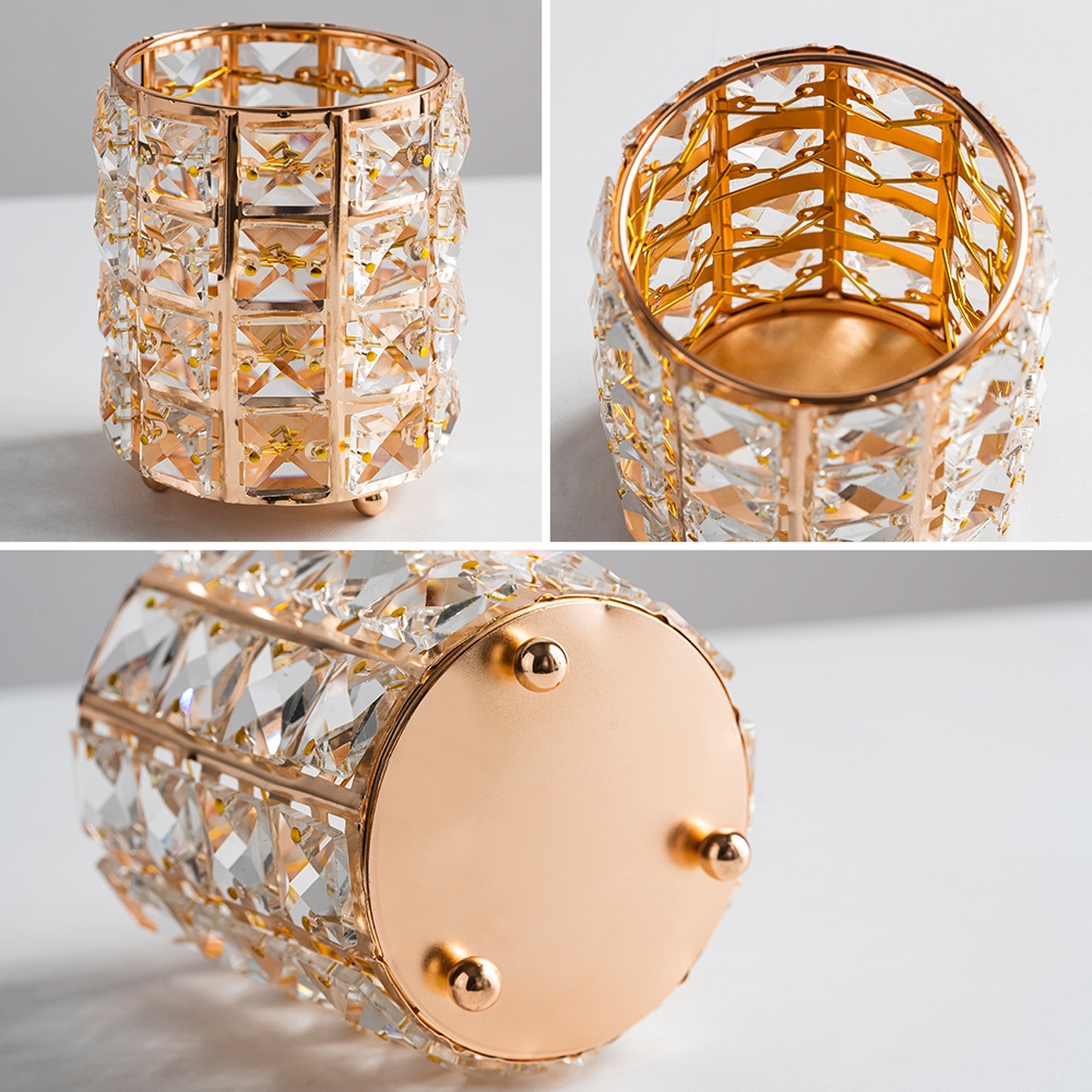 Luxury Crystal Glass Tissue Box Metal Decoration N... – Grandado