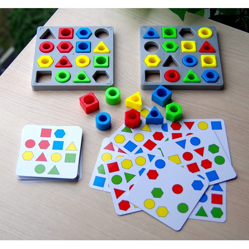 Geometric shape matching Early Education Toys Logi... – Vicedeal