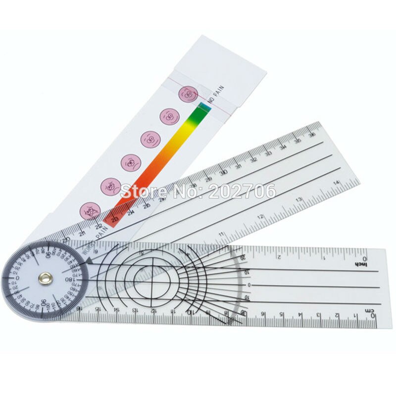 2 in 1 Pain goniometer Spinal Goniometer Ruler Mot... – Grandado