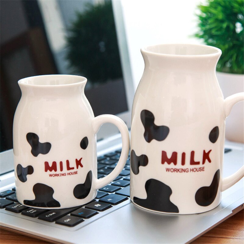 Cartoon Cute Cow Pattern Ceramic Coffee Mug Porcel... – Grandado
