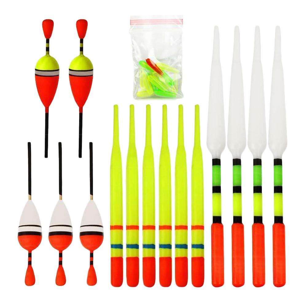 15 Stks/set Visdobbers Set Boei Bobber Vissen Lich... – Grandado