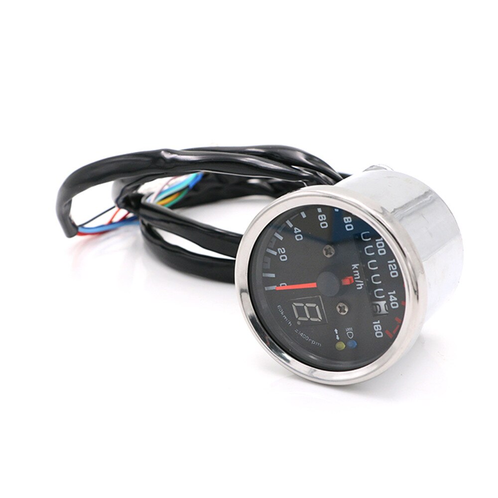 DC 12V Universal Motorcycle Speedometer Tachometer... – Grandado