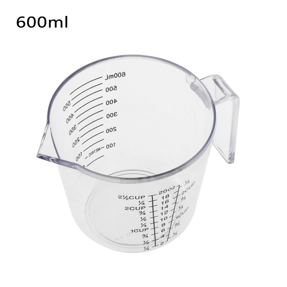 150/300/600ml Plastic Measuring Cup Clear Scale Sh... – Vicedeal