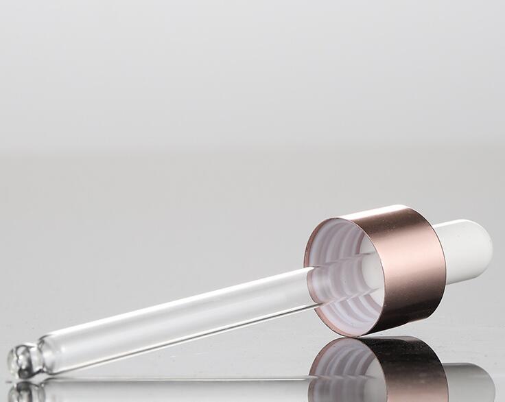3pcs 5-100ML Tubes Amber Dropper Glass Rose Gold C... – Vicedeal