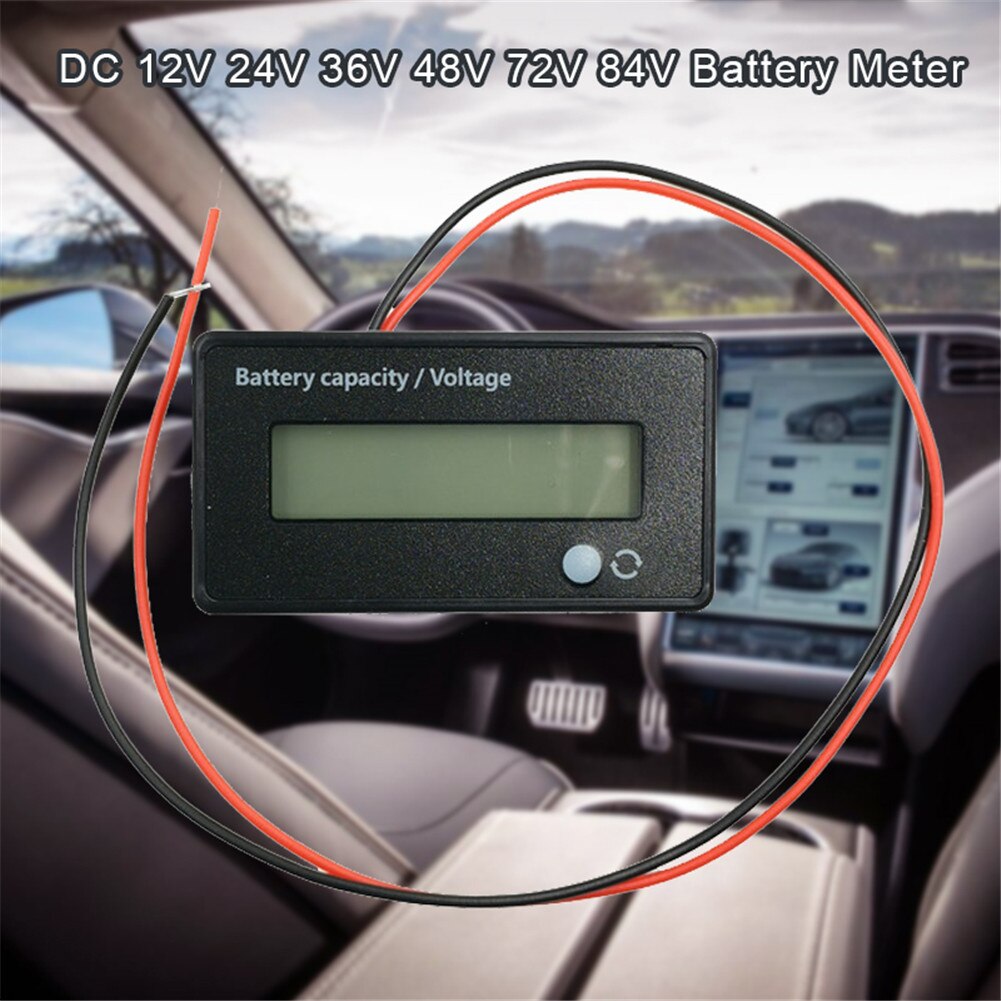 12V-84V Battery Meter Digital Battery Voltage Capa... – Grandado