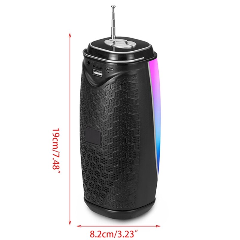 Portable Bluetooth Speakers With Dual Horns And Di... – Vicedeal