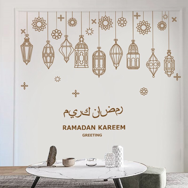 2Pcs Ramadan Kareem Wall Stickers DIY Decal Art Mu... – Vicedeal