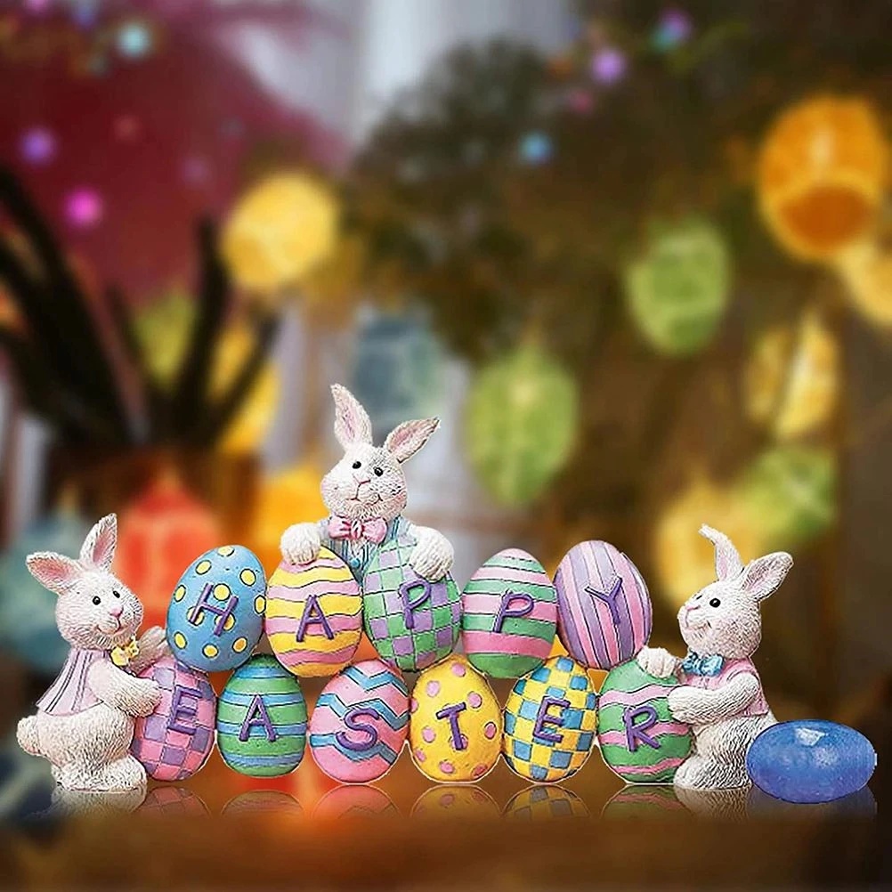 Easter Cute Craft Rabbit Spring Desk Decorations H... – Vicedeal