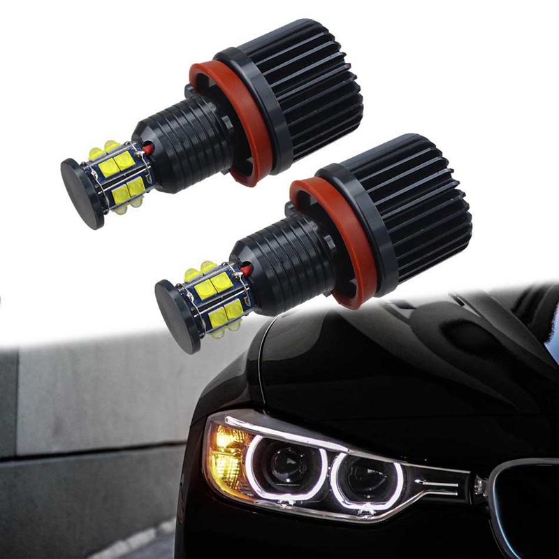 2 Stuks 120W 12LED Auto Angel Eye Marker Koplampen... – Vicedeal