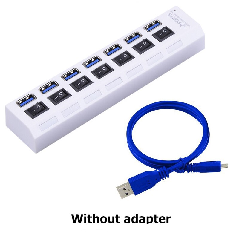 USB 3.0 HUB 4 Port USB HUB USB Splitter Power Adap... – Grandado