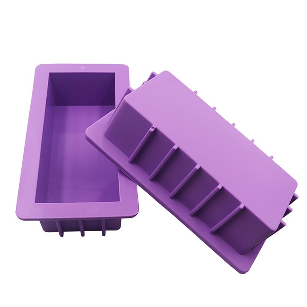 Rectangle Silicone Soap Mold 38 Oz 1000ml Flexible... – Grandado