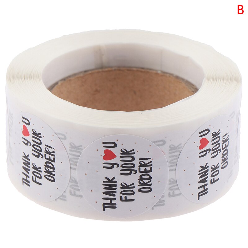 Round Thank You For You Sticker Heart Thanks For S... – Grandado