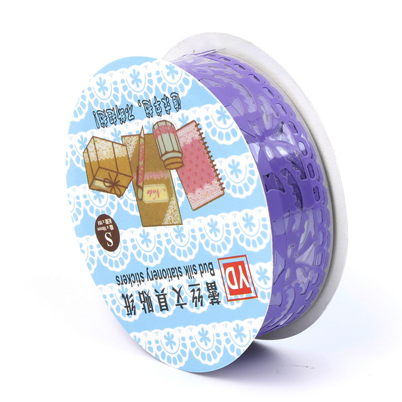 1 stk blonder tape dekoration rulle slik farver di... – Grandado