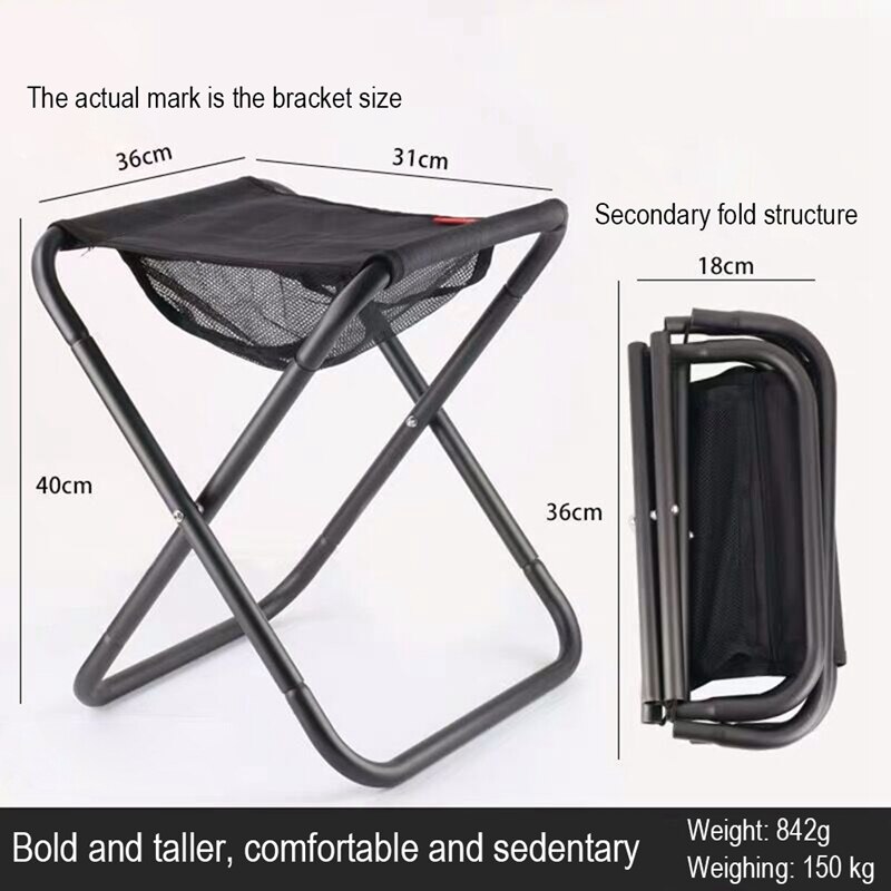 Folding Bench, Outdoor Portable Folding Chair, Cam... – Grandado