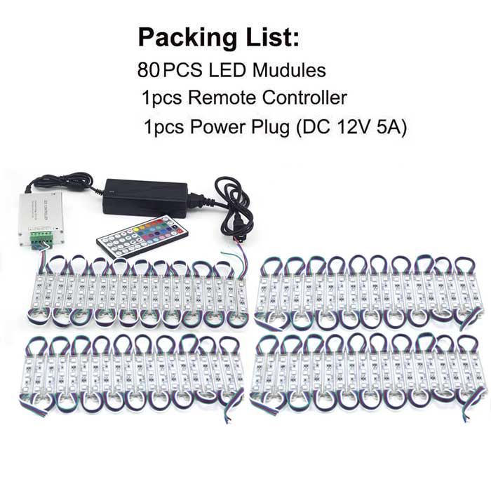 Led Modules Licht Rgb 5050 Smd 3Led DC12V Waterdic... – Vicedeal