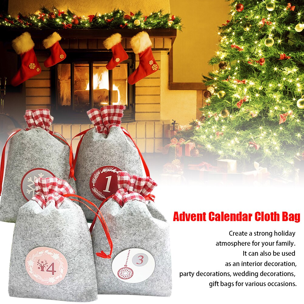 24pcs/set Candy Storage Hanging Pouch With Sticker... – Grandado