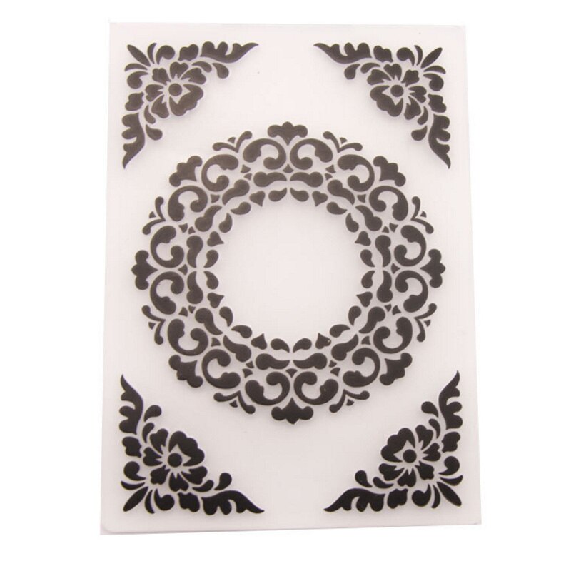 Vintage Plastic Template Stencils Craft Embossing ... – Grandado