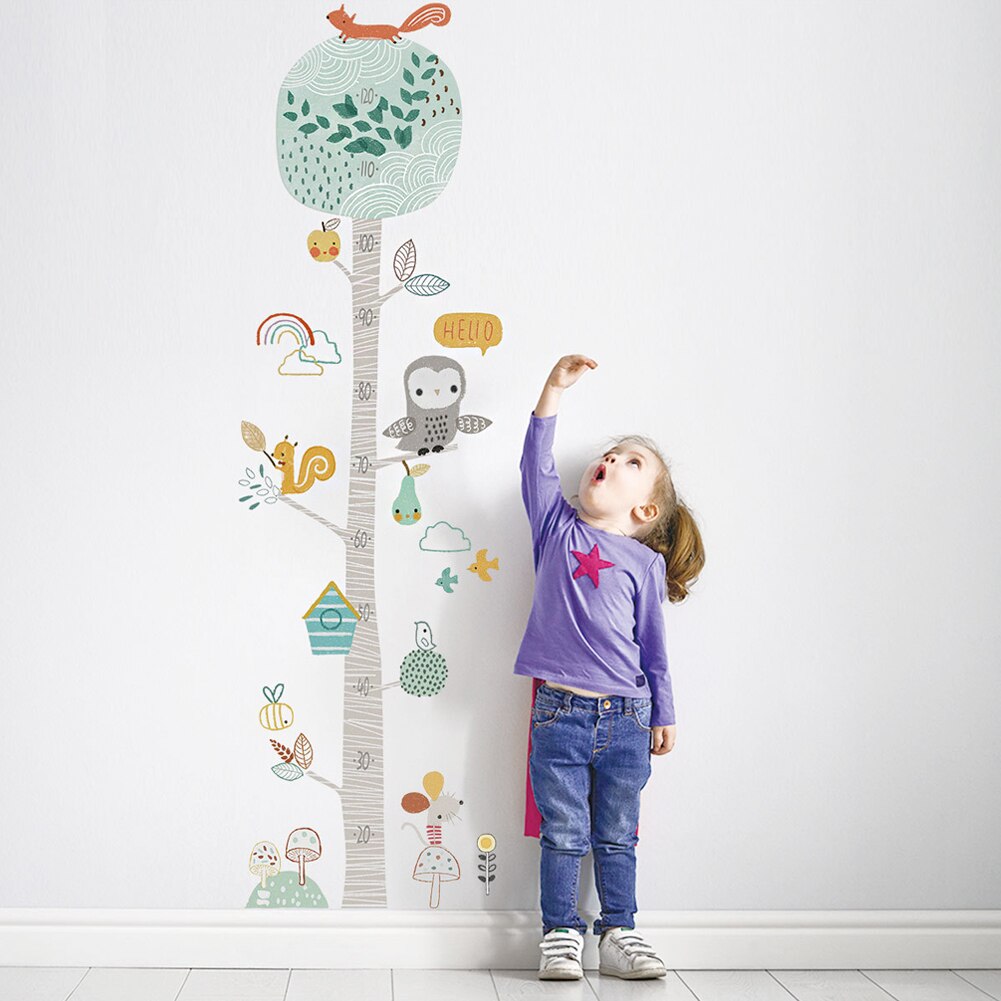Kid Height Ruler Height Measure Stickers Cartoon A... – Grandado